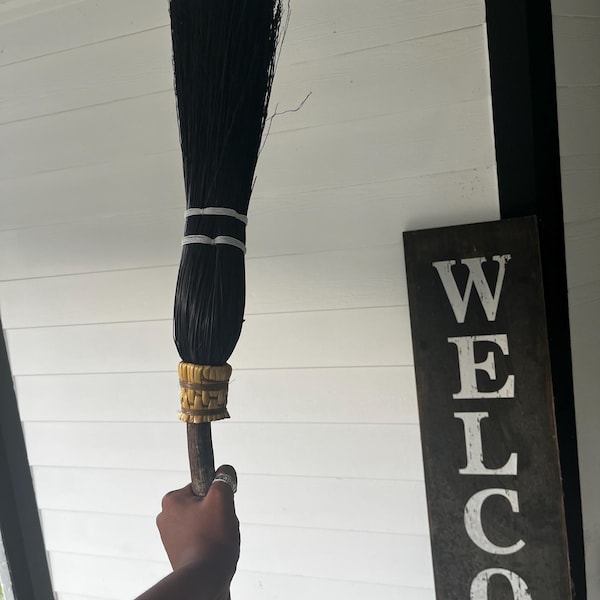 Handmade Witch Besom Broom - Authentic Halloween Decor, Ritual Tool - Etsy