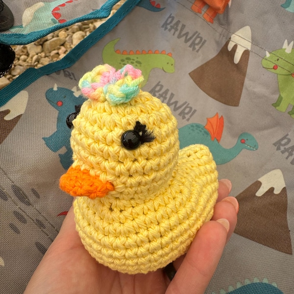 NO SEW Rubber Duck Amigurumi Crochet Pattern, Duck, Duckie, Bird ...