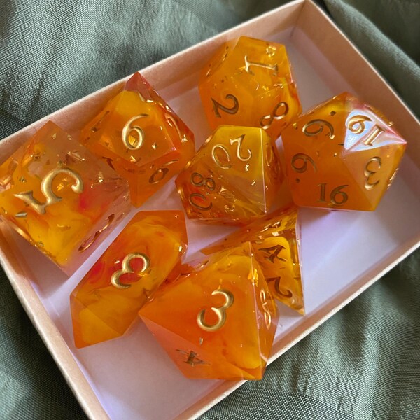 Shadowy Forest Dnd Dice Set, Polyhedral Dice, D&D Dice, Dungeons and ...