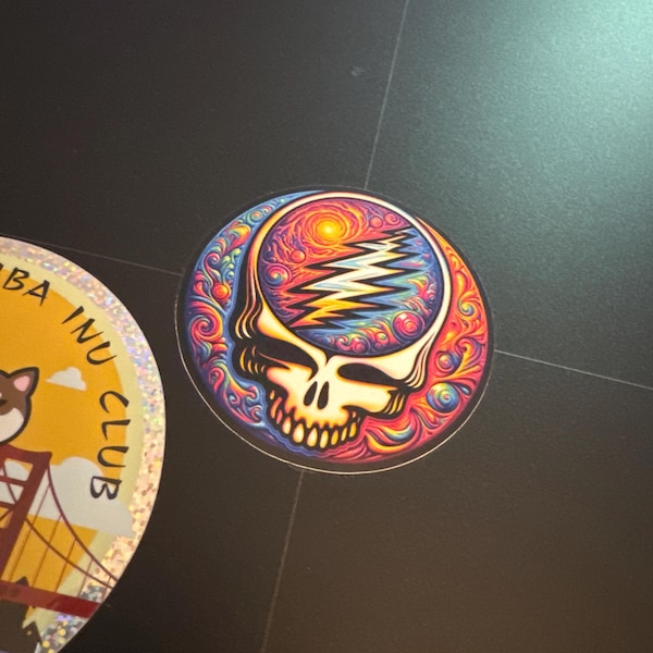 Deadhead Delights: Radiant Grateful Dead Inspired Sticker Collection ...