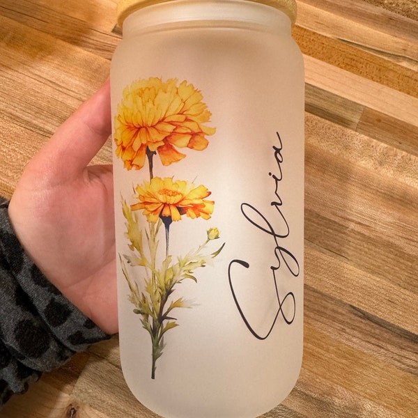 Personalized Birth Month Name Cup Custom Gift Birthday Cup for Her ...