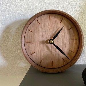 Customizable Small Wooden Clocks Wall Wooden Clock Mini Wooden Clock - Etsy