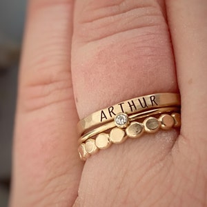 Design Your Own Ring Set Stacking Rings Stackable Rings Build a Ring ...