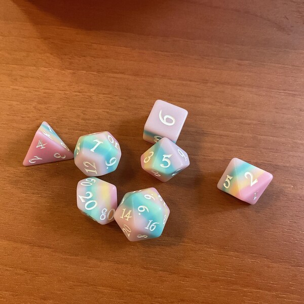 Shadowy Forest Dnd Dice Set, Polyhedral Dice, D&D Dice, Dungeons and ...