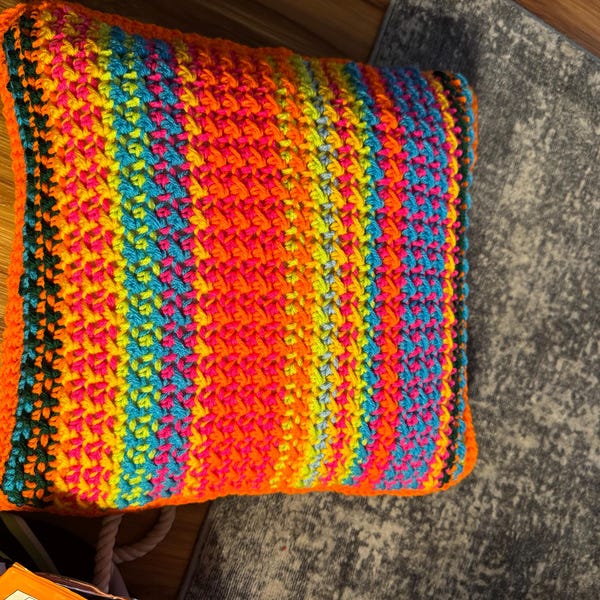 Rainbow Stripes Crochet Temperature Blanket Pattern (PDF Pattern) - Etsy