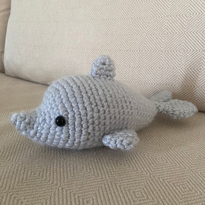 Dolphin Toy Pattern Crochet Toy Pattern Amigurumi Dolphin Cute Crochet ...