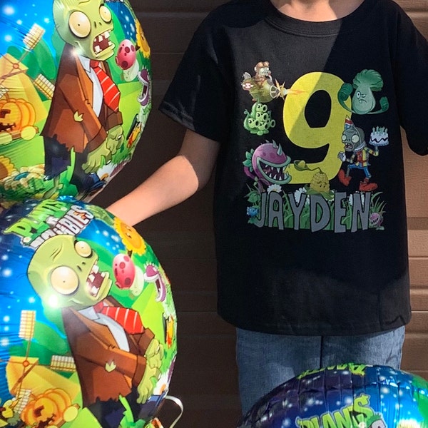 Plants Vs Zombies Family Shirts, Plants Vs Zombies Personalized Shirts ...