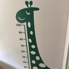 Giraffe Measuring Chart Wall Decal Childrens Wall Vinyl - Etsy UK