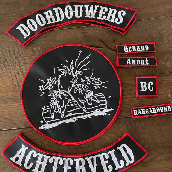 Custom Patch for Bikers, Any Size, Motoclub Jacket, Large Patch, Back ...