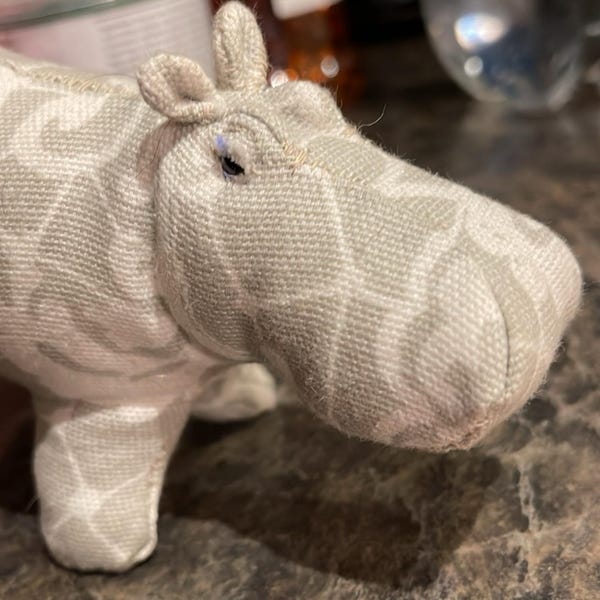 House Hippo DIY Felt Hand Sewing Pattern - PDF Download - Etsy
