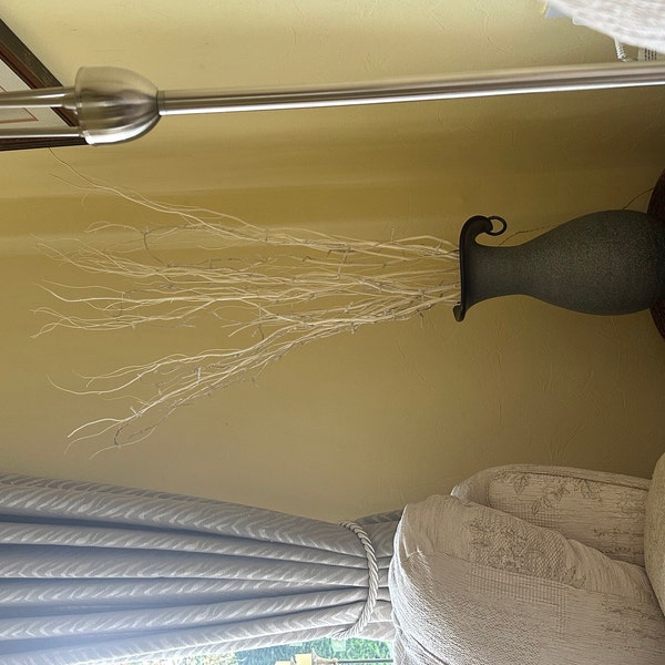 Willow Twigs Bunch, Twisted Contorted Natural Branches 115cm Tall in ...