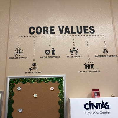 Core Values, Office, Our Values, Motivational, Inspiring, Office, Wall ...