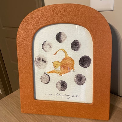 Moon Cat Signed Print by Zeppelinmoon - Etsy