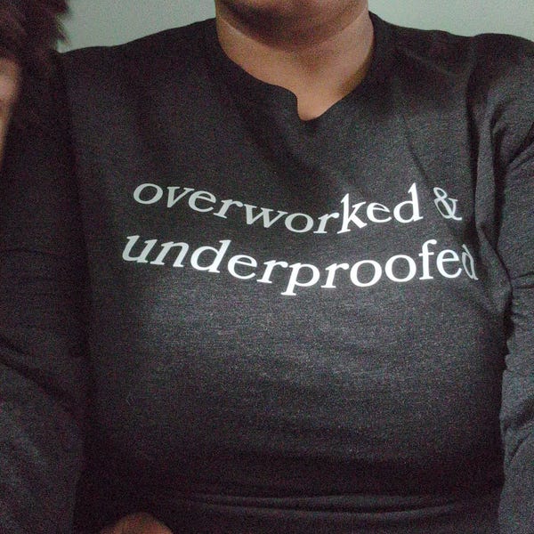 Overworked & Underproofed Sweatshirt/ Star Baker Sweatshirt/great ...