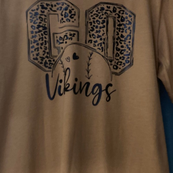 Vikings Baseball Svg, Go Vikings Png File, Vikings Shirt Design, School ...