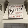 Santa's Diner, Christmas Sign, 1950'S Holiday Decor, Christmas Canvas ...