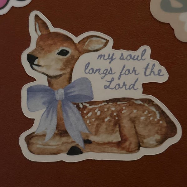 Thank You Jesus Vintage Cake Sticker Coquette Core Preppy Christian ...