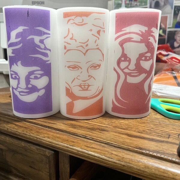 Digital Download SVG File for Tumblers & Tall Candles Halloween Michael ...