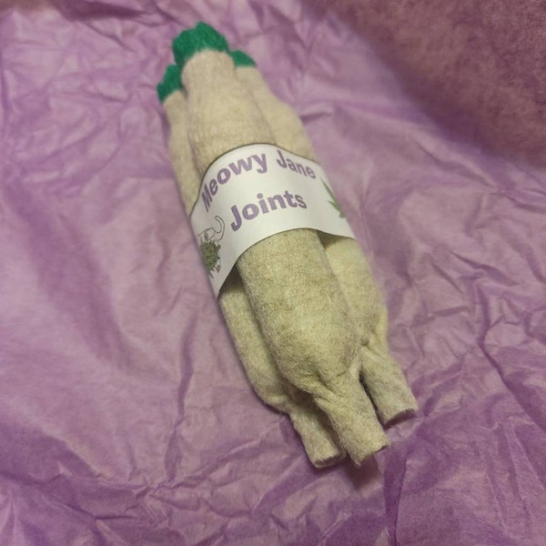 Cat Toys - Felt Catnip Joints - Set of 3 - Available in Catnip ...