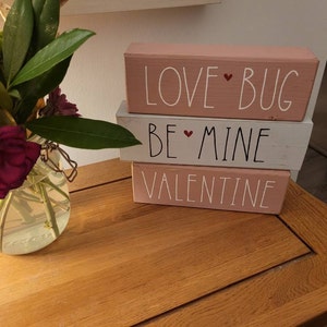 Rae Dunn Inspired Valentines Handmade Wooden Plaques - Etsy UK