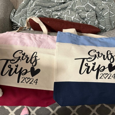 Girls Weekend Tote Bag, Besties Trip Gift Bag, Girls Traveler Gift Bag ...