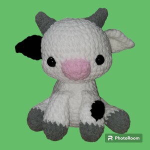 Amigurumi Cow Pattern, Plush Pattern, Stuffed Cow Toy, Cow, Crochet Cow ...