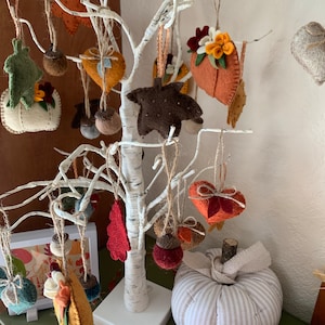 Felt Gingerbread Man Ornament, Peppermint Gingerbread Man, Christmas ...