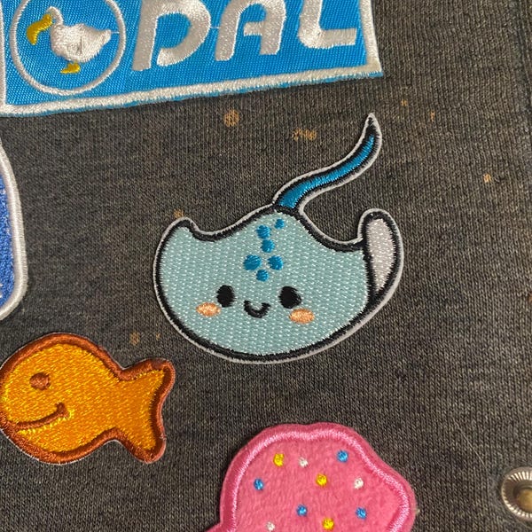 Stick-on Mini Matcha Bubble Tea Patch | Kawaii Mint Green Milk Tea Boba ...