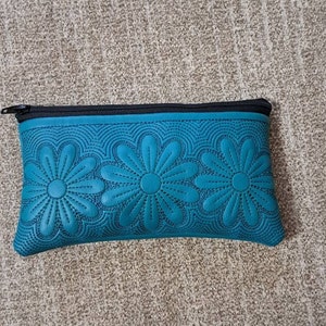 In the Hoop Zipper Bag Flowers Embroidery Design ITH Phone Case ITH ...