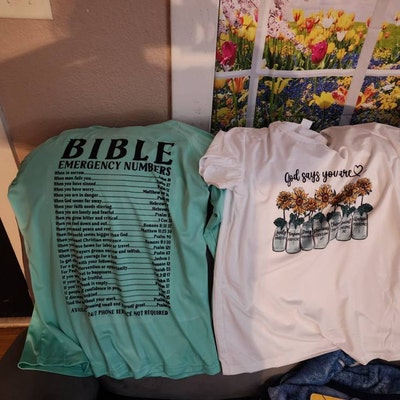 Bible Emergency Numbers PNG/SVG/JPEG Digital Design Scripture ...