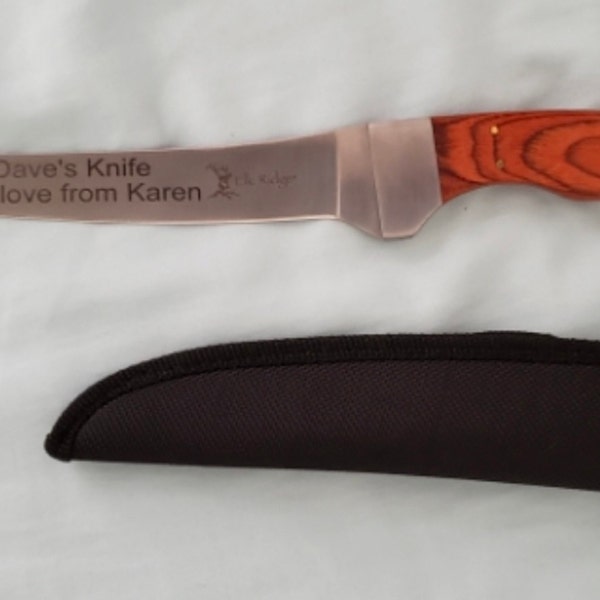 Personalized Fillet Knife, Engraved Fillet Knife, Customized Fillet ...