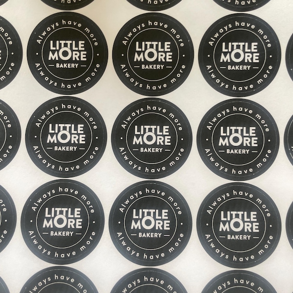 Circle Business Stickers, Round Logo Stickers, Custom Stickers & Labels ...