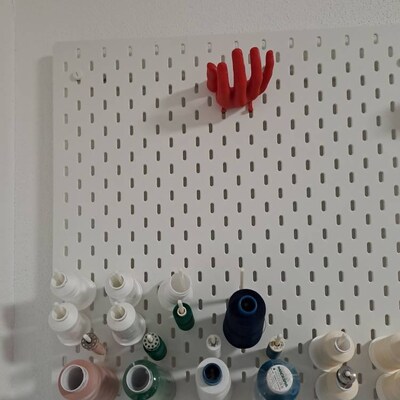 IKEA SKADIS Perforated Plate 10x Thread Spool Holder, Thread Holder for ...