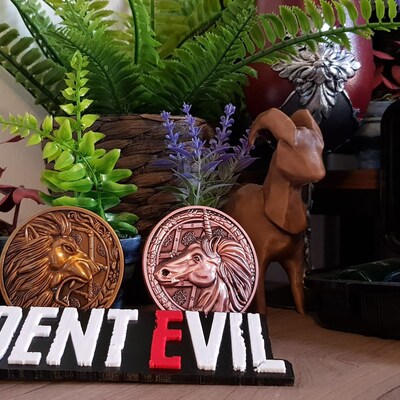 3D Printed Hand-painted Goat of Warding Statue Figure Inspired by ...