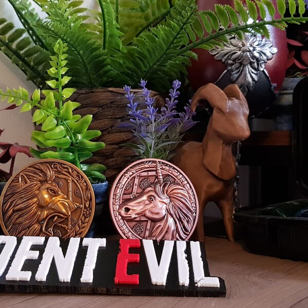 3D Printed Hand-painted Goat of Warding Statue Figure Inspired by ...