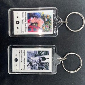 Personalized Song Keychain Custom Music Keychain Custom - Etsy