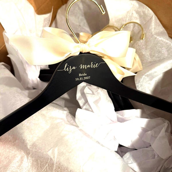 Personalized Bridesmaid Hangers, Bridesmaid Proposal Gifts ...