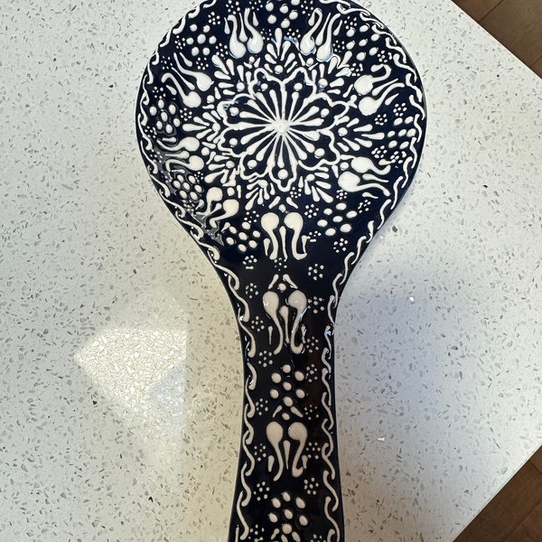 14 Color Ceramic Spoon Rest, Handmade Pottery, Spoon Rest, Kitchen ...