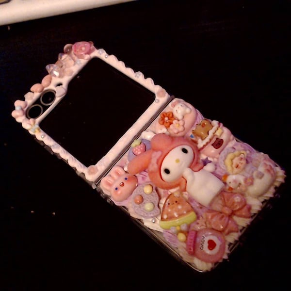 Z Flip Phone Case,decoden Phone Case,whipped Cream Effect Case,custom ...