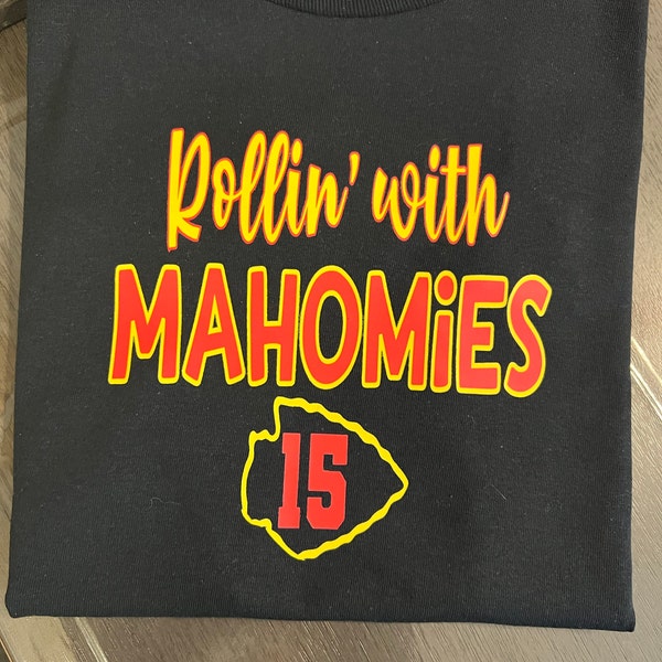 Kansas City Patrick Mahomes Print SVG, Rollin With Mahomies PNG Digital ...