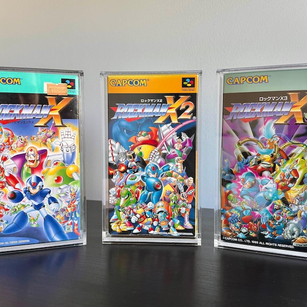 Japanese Super Famicom Game Box Acrylic Nintendo Storage Display Case ...