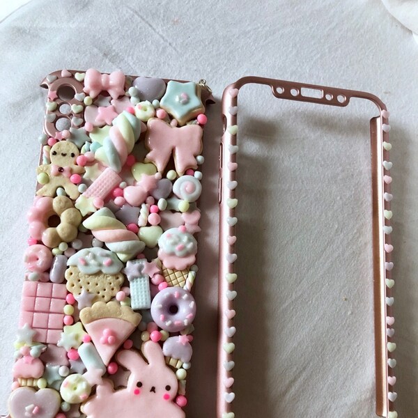 Kawaii Decoden Case - Sweet Cookies Paradise - Super Cute Kawaii Full ...