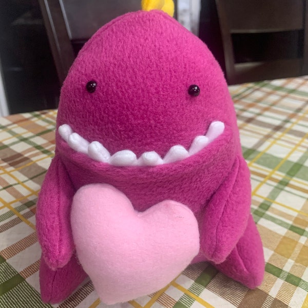 Love Monster (in 2 Sizes!) PDF Sewing Pattern and Tutorial —step-by ...