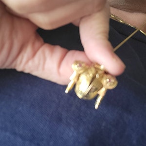 Rare Vintage 14K Gold Handmade Filigree Banjo Mandolin Musical Pendant ...