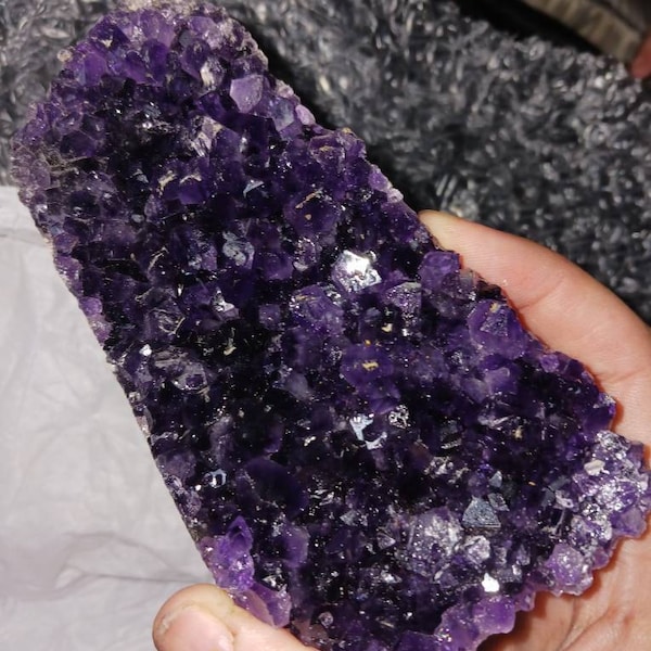 Stunning VERY LARGE Amethyst Cut Base Clusters, Crystal Quartz Geodes ...