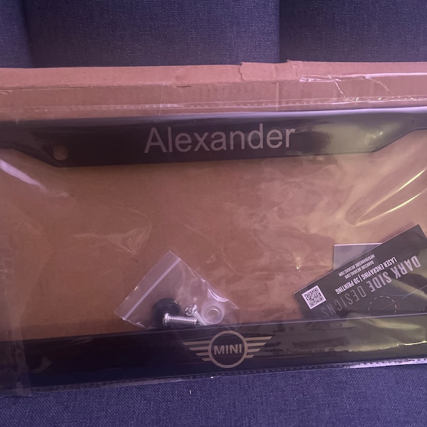 Custom Laser Engraved License Plate Covers | Frames - Etsy
