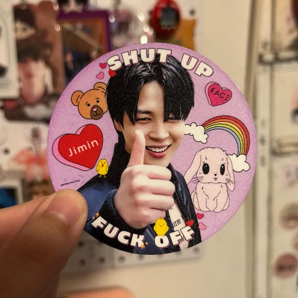 BTS 방탄소년단 Jin's Friends in Space Vinyl Sticker Kim Seokjin the ...