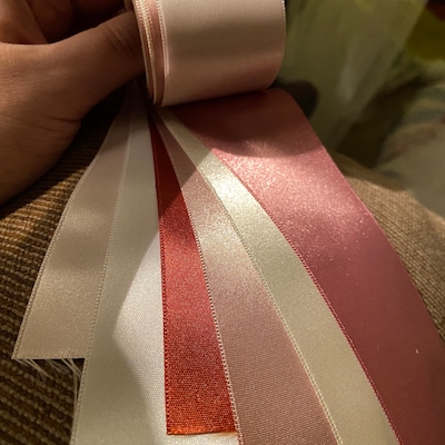 Rust Double Sided Satin Ribbon Made in France 6 Widths to Choose From ...