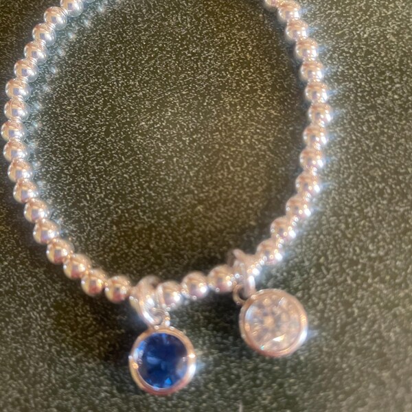 925 Sterling Silver Stretch Bracelet, Bracelet, Stacked Bracelets - Etsy