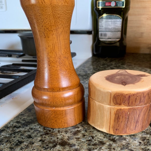 Small Pinon Log Box With Hinged Lid and Polyurethane Finish, Small ...